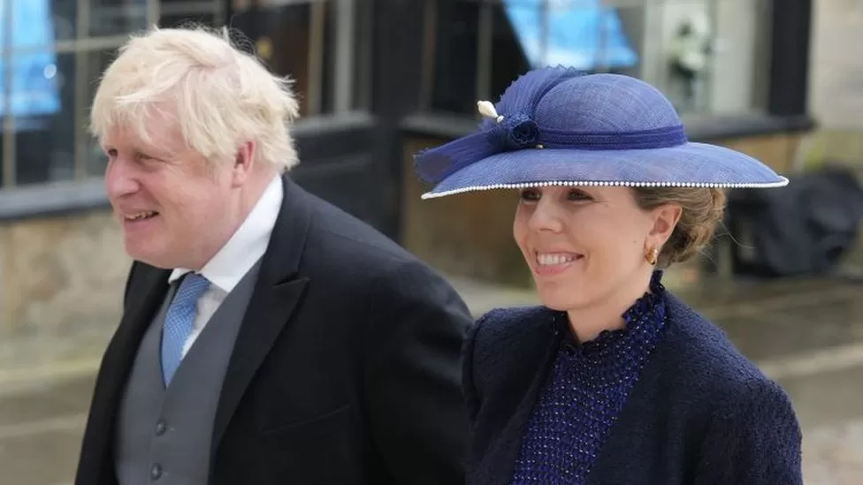 Boris Johnson's wife, Carie, 35, announces she is heavily pregnant with ...