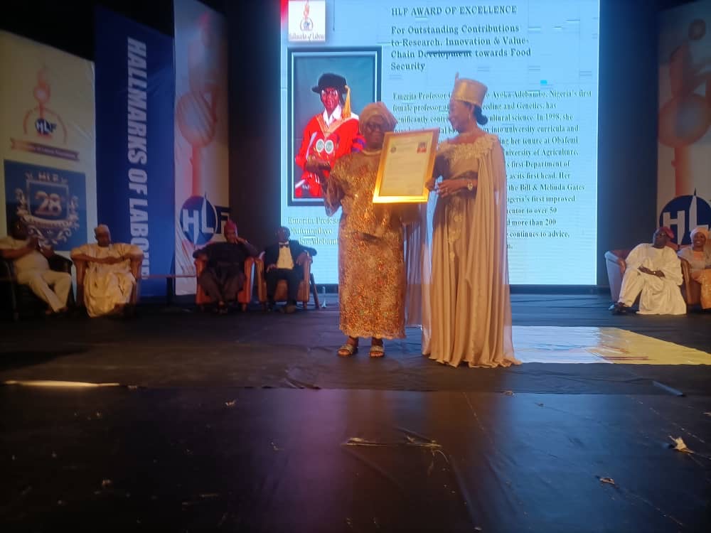 HLF Honours Emerita Professor Adebambo for Outstanding Contributions to ...